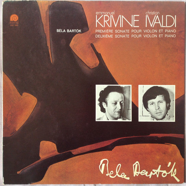 Buy Béla Bartók - Emmanuel Krivine, Christian Ivaldi : Première Sonate ...