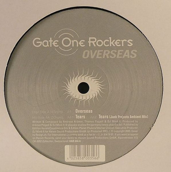 Buy Gate One Rockers : Overseas (12") Online for a great price – Vinyleers