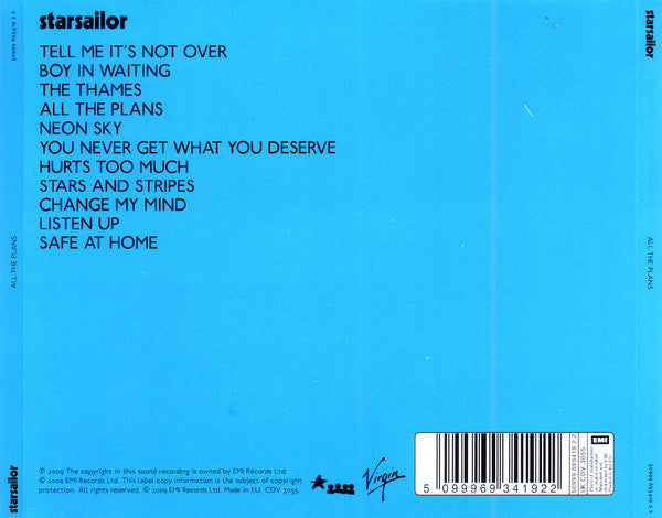 Buy Starsailor : All The Plans (CD, Album) Online for a great price ...
