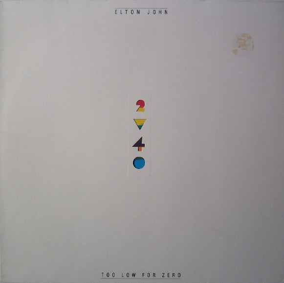 Buy Elton John : Too Low For Zero (LP, Album) Online for a great price